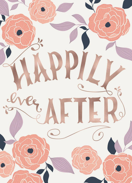 Floral Happily Ever After Greeting Card | Treehouse Gift & Home