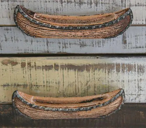 Cast Iron Canoe Drawer Pull2/set 5"W | Treehouse Gift & Home