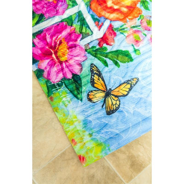 Greenhouse Birds Embossed Floor Mat– Treehouse Gift & Home
