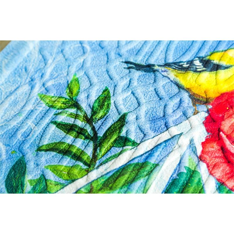 Greenhouse Birds Embossed Floor Mat | Treehouse Gift & Home