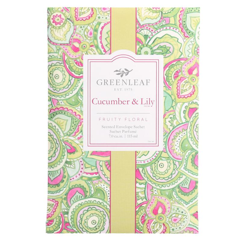 Greenleaf Sachet - Cucumber & Lily | Treehouse Gift & Home
