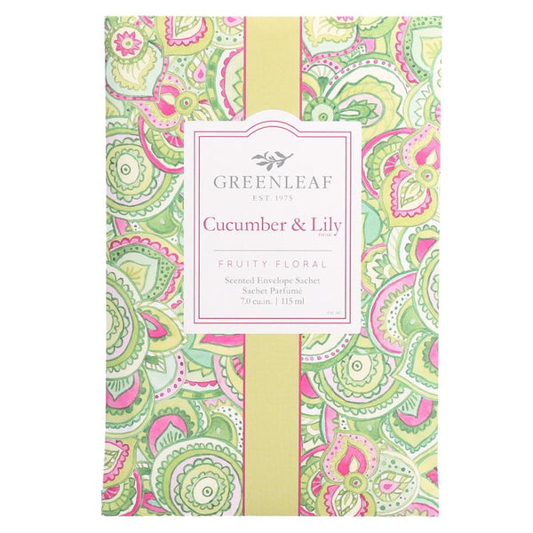 Greenleaf Sachet - Cucumber & Lily | Treehouse Gift & Home