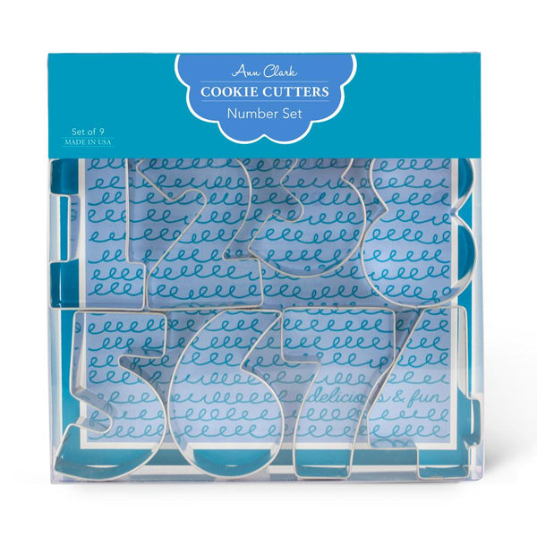 Numbers 9 Piece Cookie Cutters Set | Treehouse Gift & Home